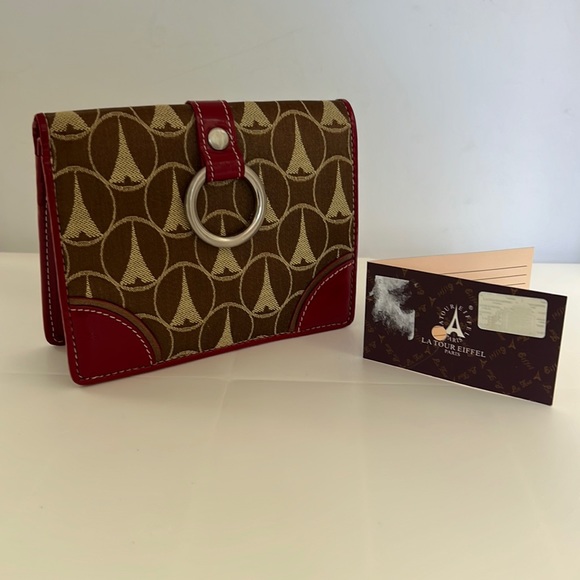 La Tour Eiffel | Bags | La Tour Eiffel Red Patent Leather Wallet Made ...